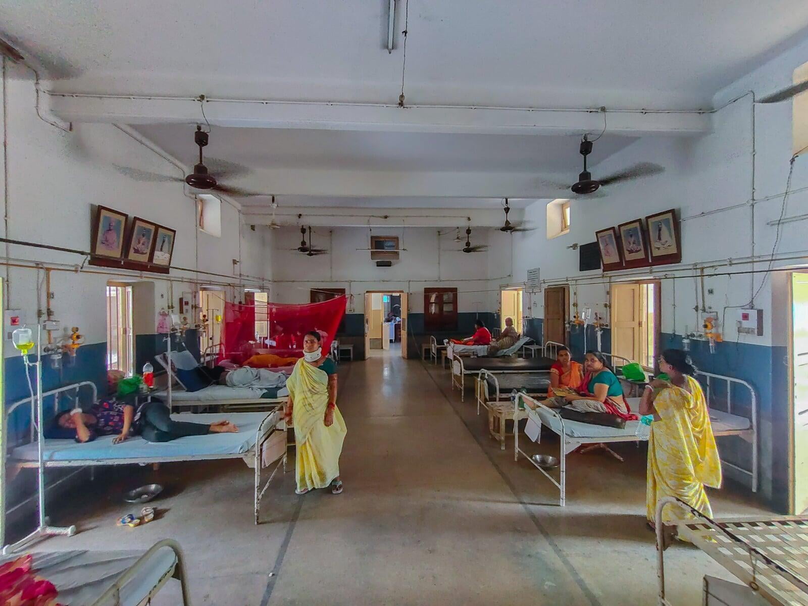 The hospital at Ramakrishna Mission Varanasi